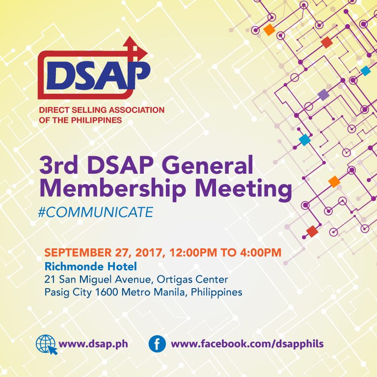 DSAP | Direct Selling Association of the Philippines | Direct Selling ...